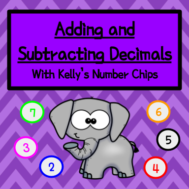 Adding and Subtracting Decimals with Kelly’s Number Chips – Kelly's ...