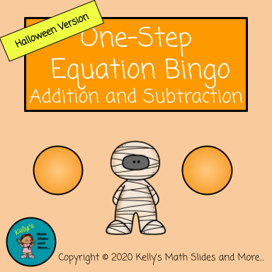 8 Halloween Digital Bingo Games for Middle School Math – Kelly's Kool ...