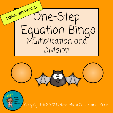 8 Halloween Digital Bingo Games for Middle School Math – Kelly's Kool ...