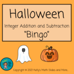8 Halloween Digital Bingo Games for Middle School Math – Kelly's Kool ...