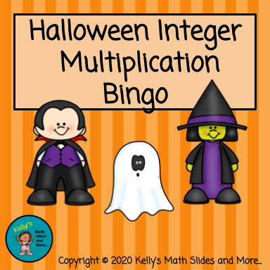8 Halloween Digital Bingo Games for Middle School Math – Kelly's Kool ...