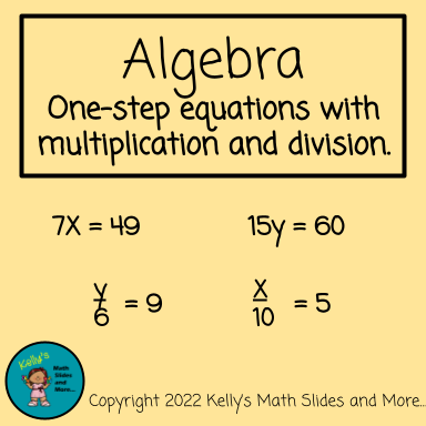 7th Grade Algebra Lessons - Kelly's Kool Lessons