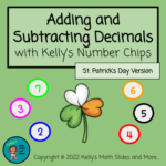 Decimals: Teaching with Number Chips - Kelly's Kool Lessons