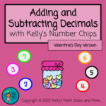 Decimals: Teaching with Number Chips - Kelly's Kool Lessons