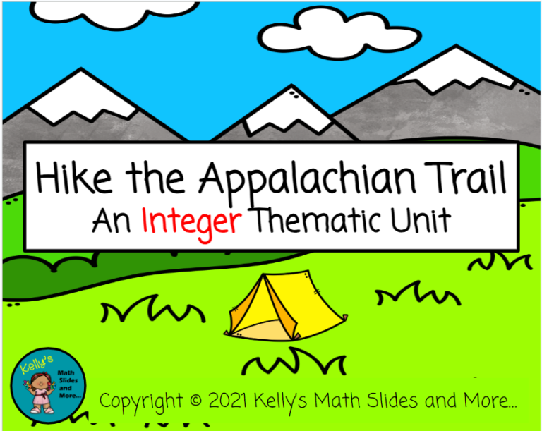 Integer Project - PBL Hike the Appalachian Trail - Kelly's Kool Lessons